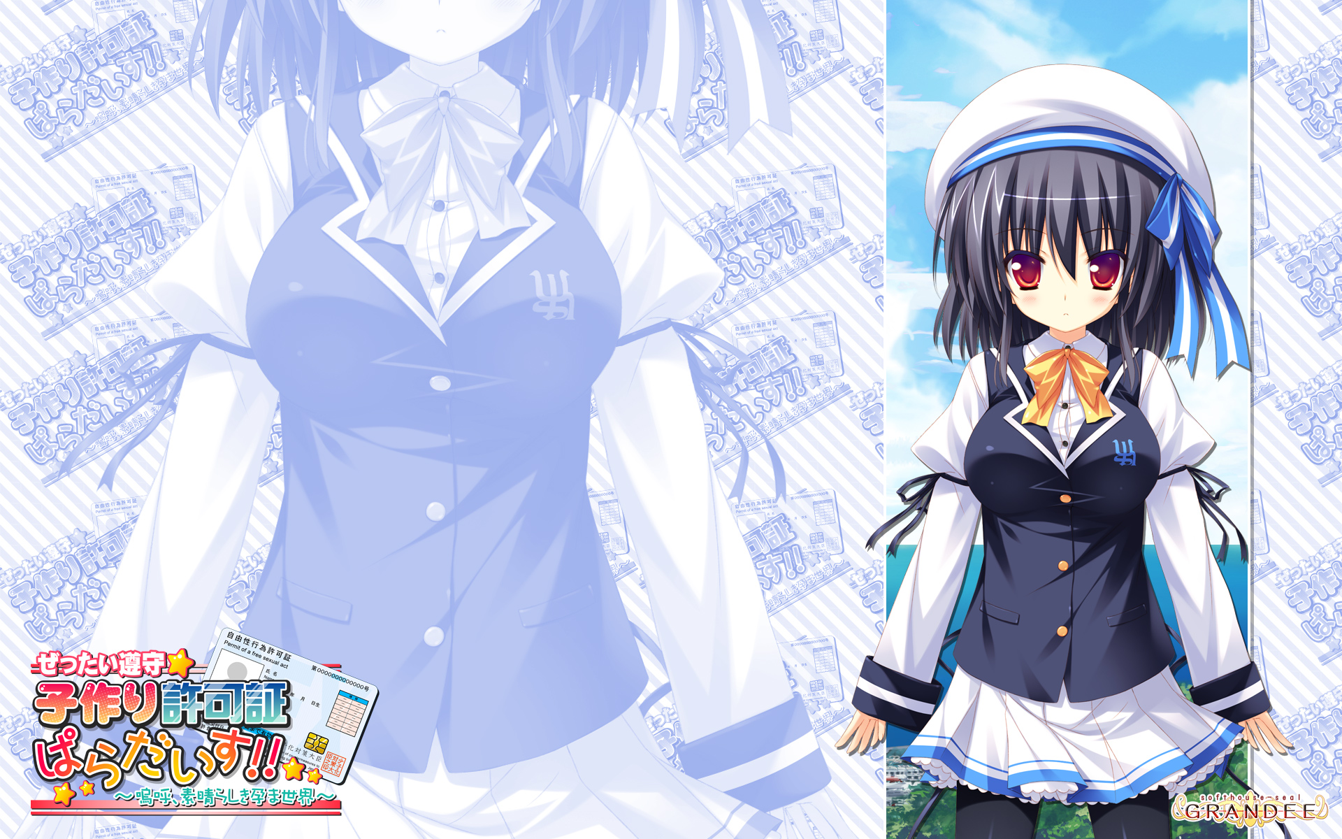 softhouse-seal grandee zettai junshu kozukuri kyokashou paradise!! toujou yuzuha wallpaper ...